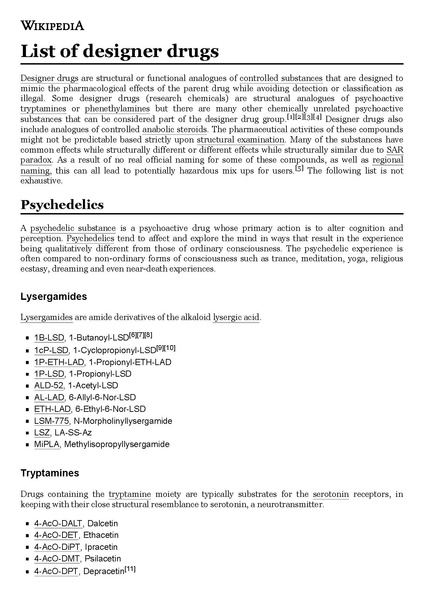File:List Of Designer Drugs.pdf - PsychonautWiki
