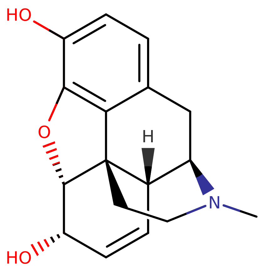 File:Morphine.svg - PsychonautWiki