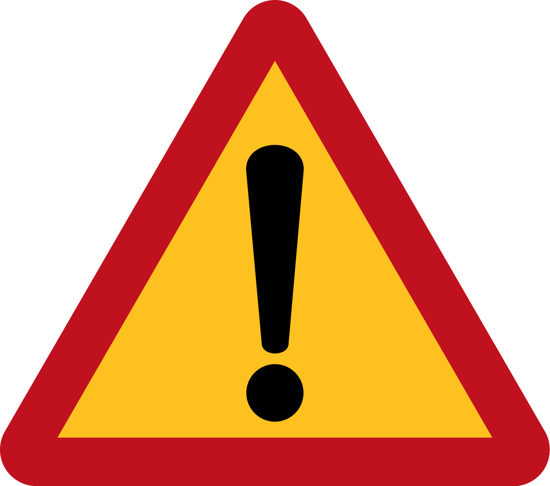 File:Warning sign.svg - PsychonautWiki